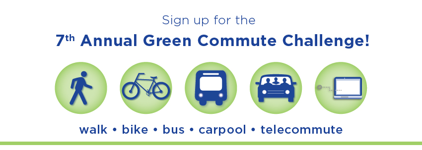 Sign up for the 2014 Green Commute Challenge.
